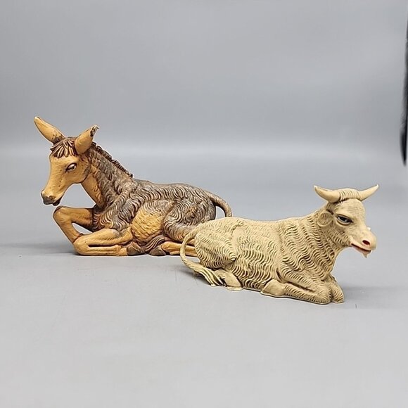 Fontanini | Holiday | Vintage Fontanini Donkey Cow Nativity Animals ...